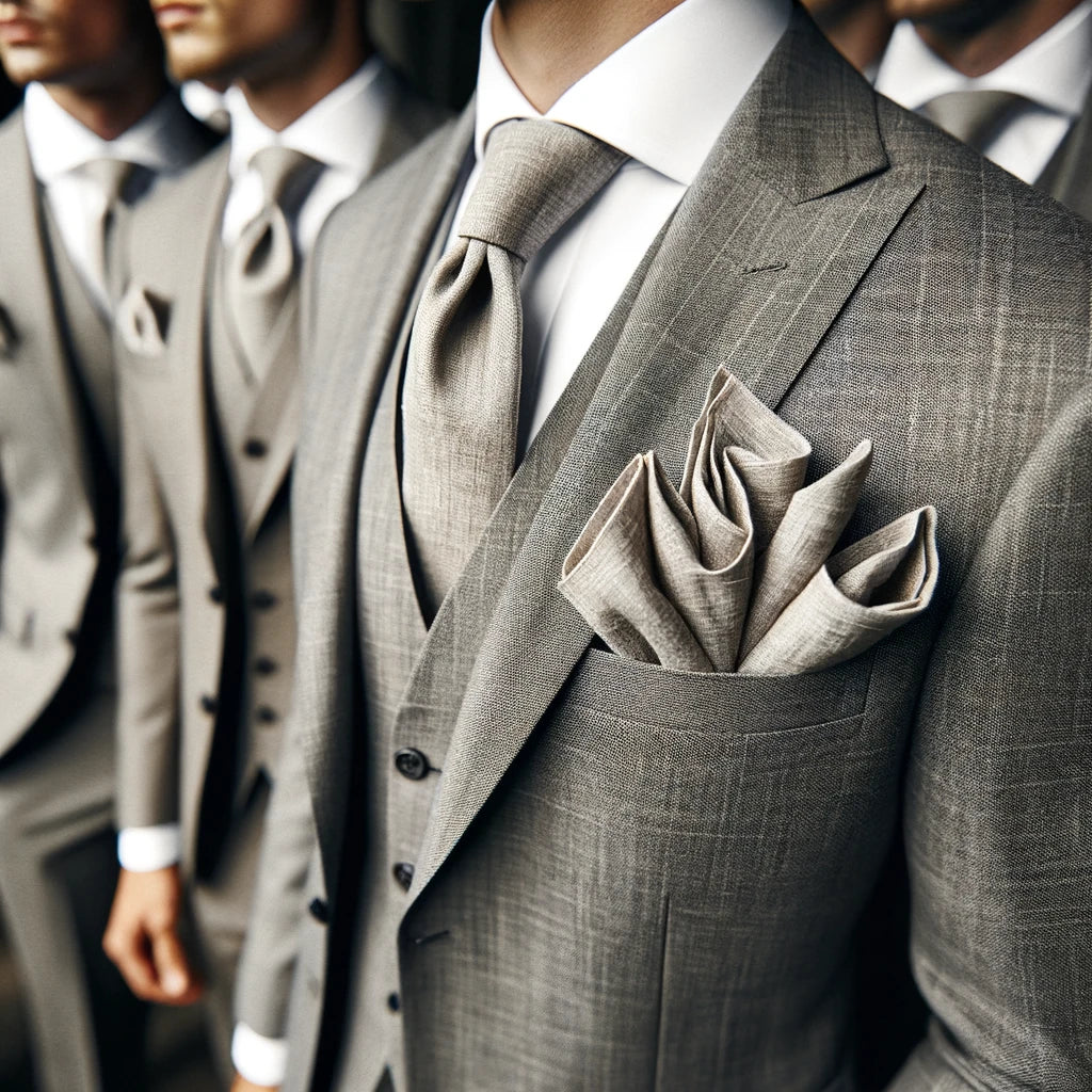 Elevate Your Groom's Style: Why Linen Pocket Squares are the Best ...